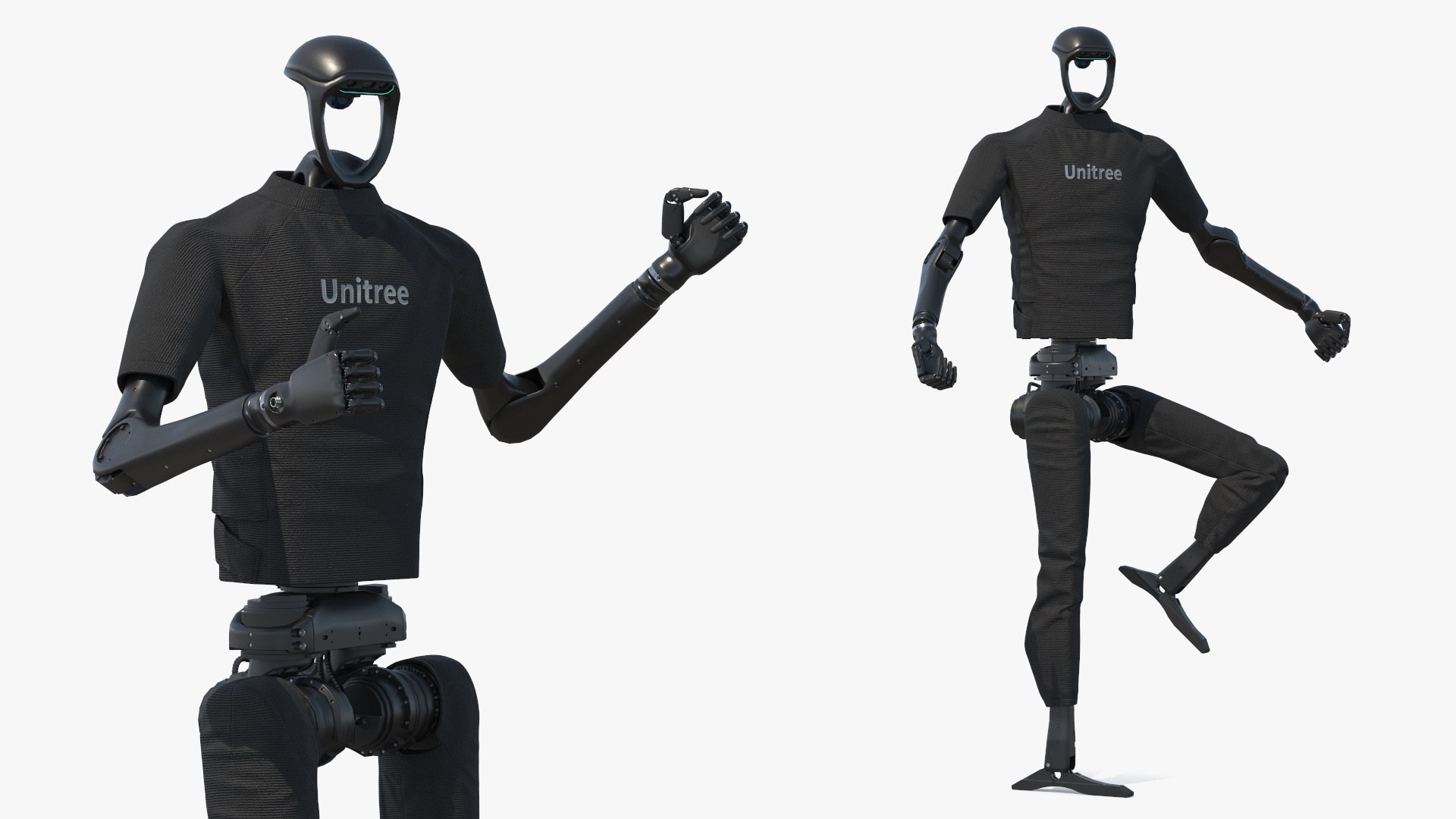 Unitree Robot Humanoid With Dexterous Hands Rigged For Cinema 4D 3D ...