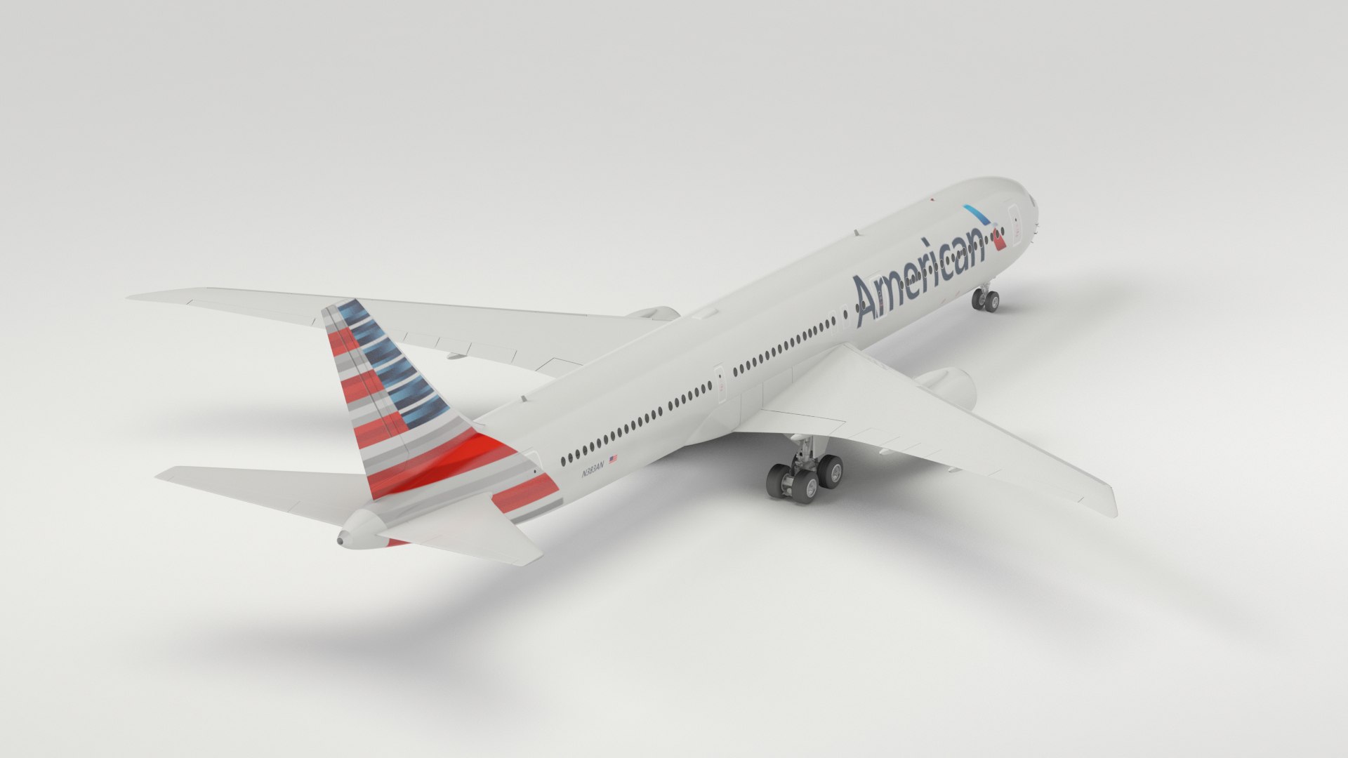 3d Model B767