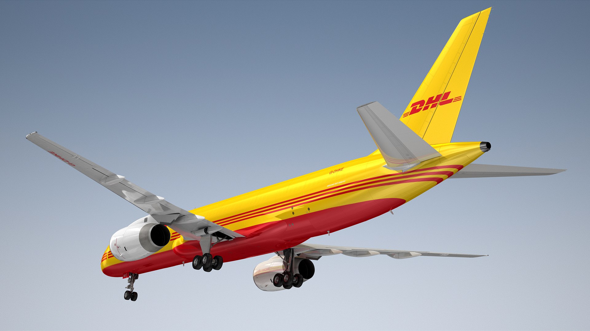 3D Boeing 757-200PF DHL Model - TurboSquid 2184894