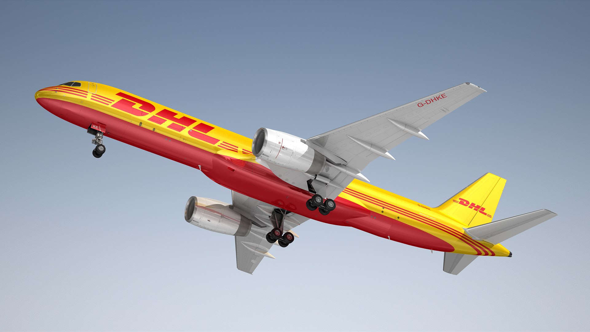 3D Boeing 757-200PF DHL Model - TurboSquid 2184894