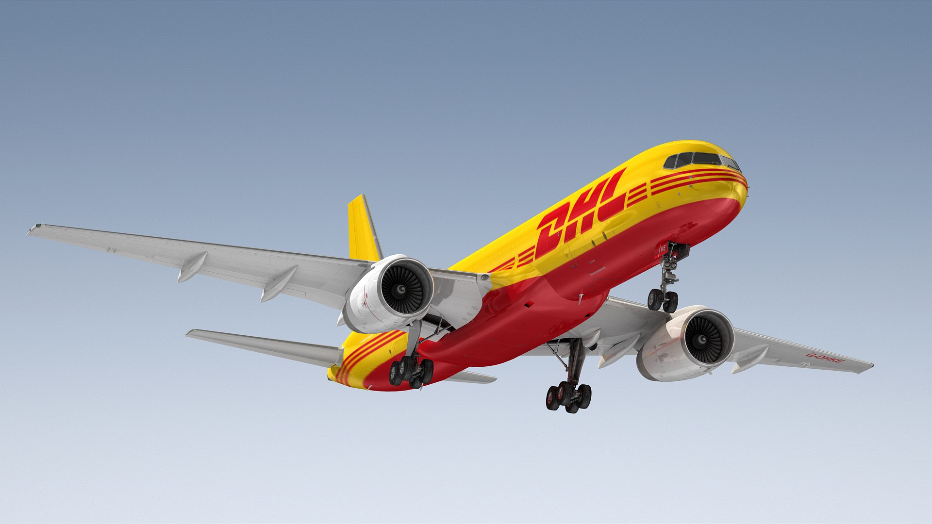 3D Boeing 757-200PF DHL Model - TurboSquid 2184894
