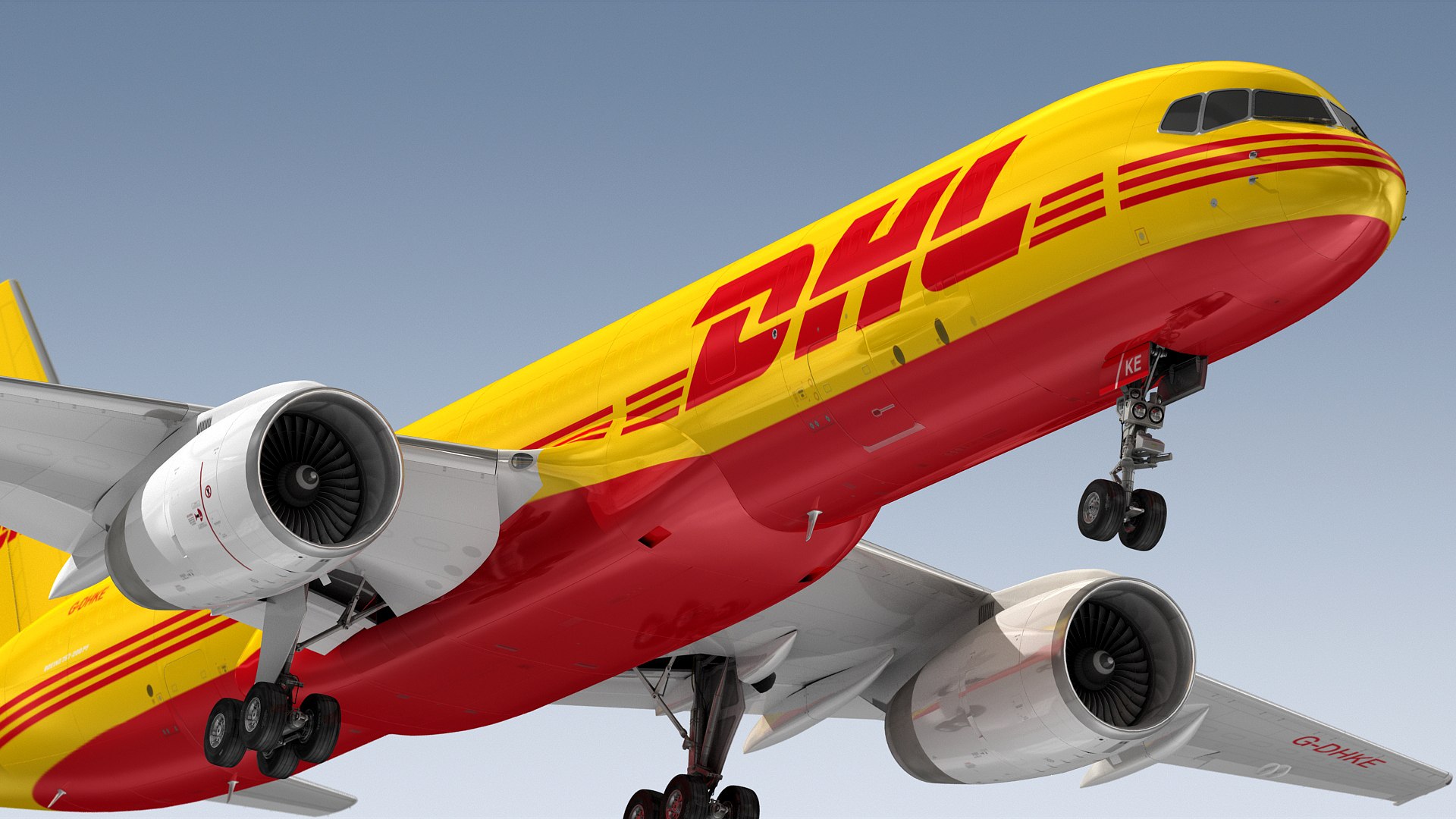 3D Boeing 757-200PF DHL Model - TurboSquid 2184894