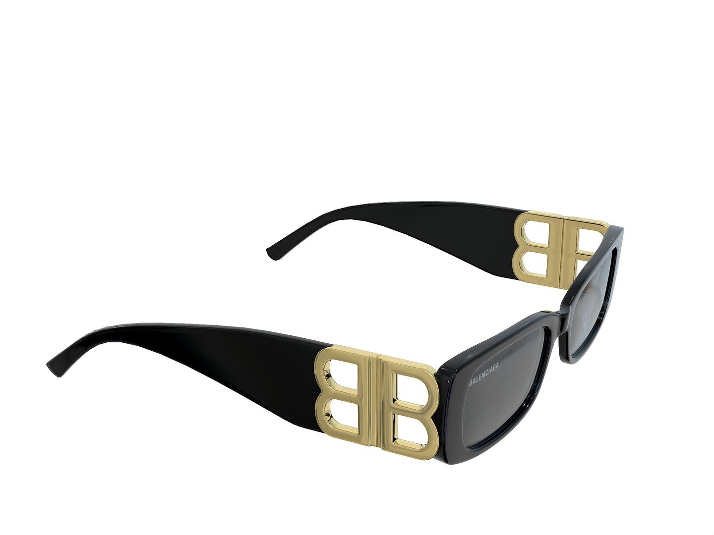 3D Balenciaga Eyewear Sunglasses BB0096S Model - TurboSquid 1951090