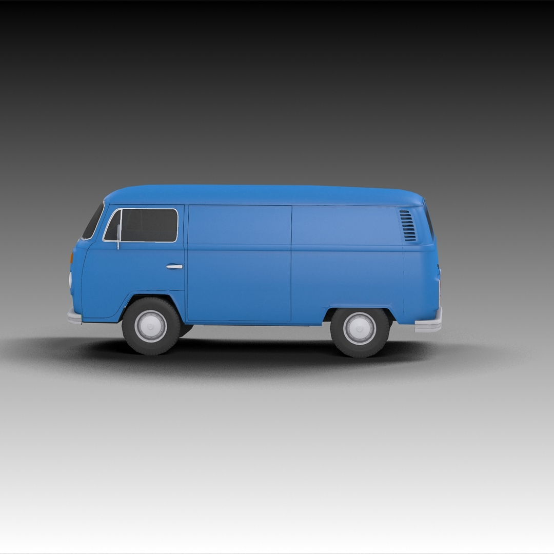 3d Model Bus 4x4 Vintage
