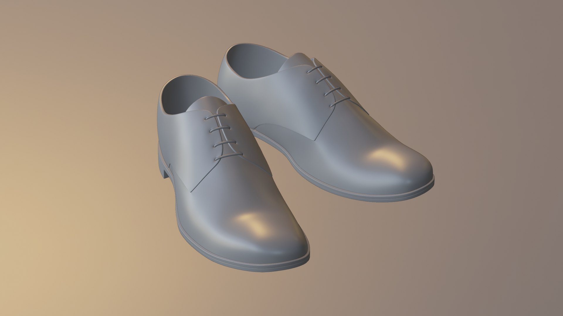 3D Derby Dress Shoes Model - TurboSquid 1997761
