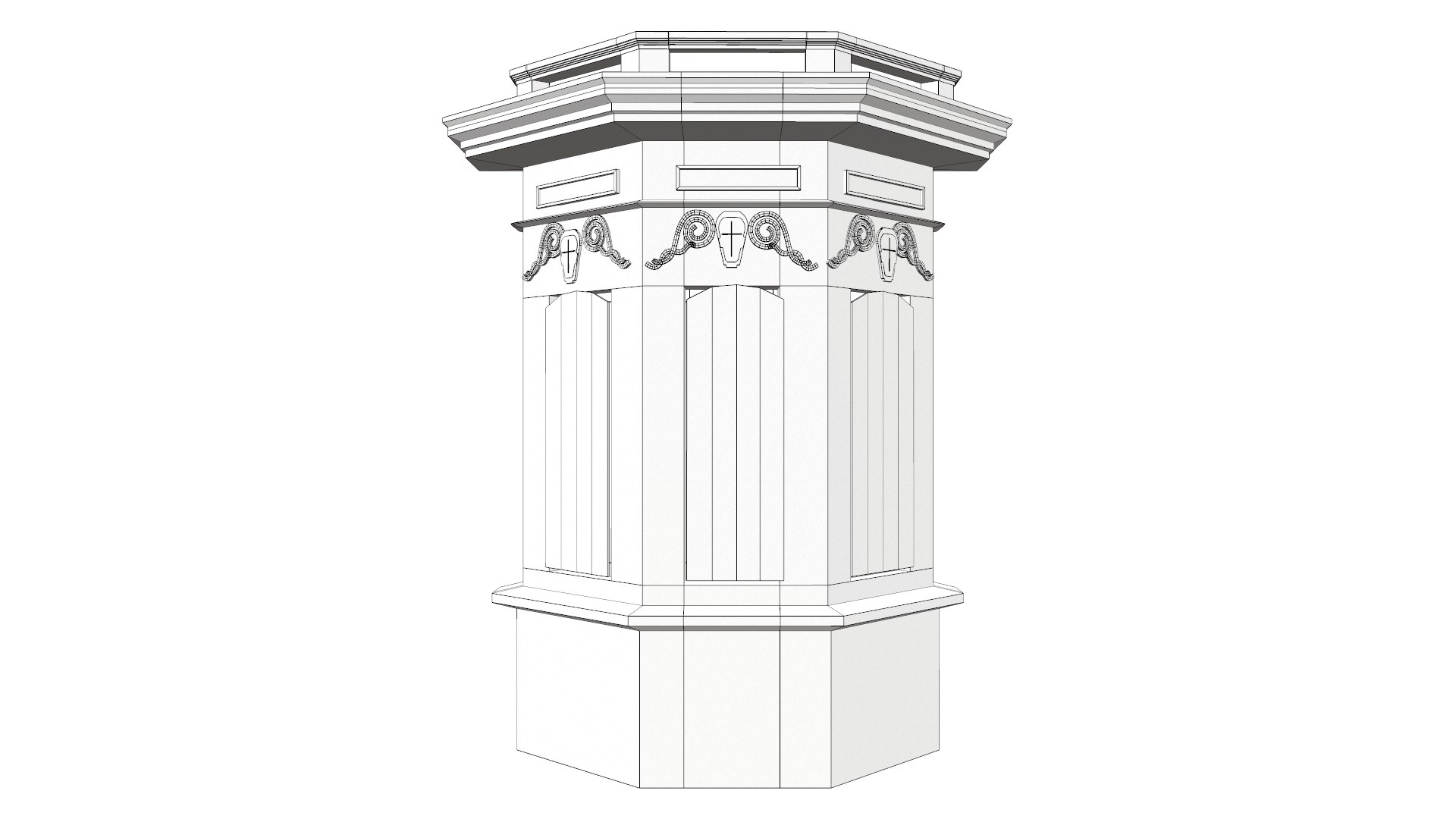 Front Building 3D Model - TurboSquid 2172858