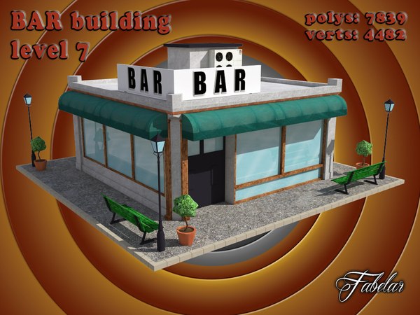 Bar 3ds Max Models for Download | TurboSquid