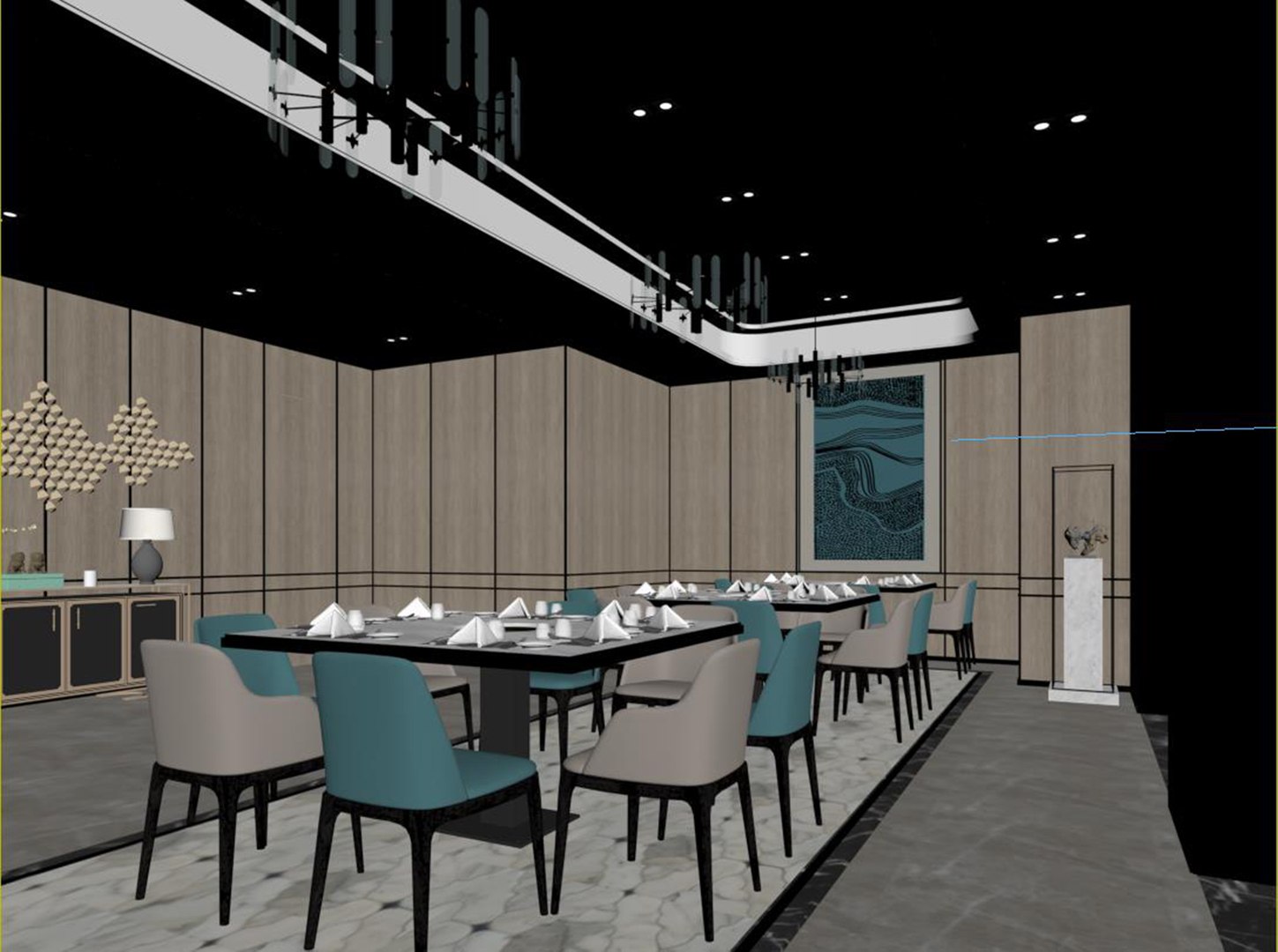 3D Restaurant Interior - TurboSquid 2032664