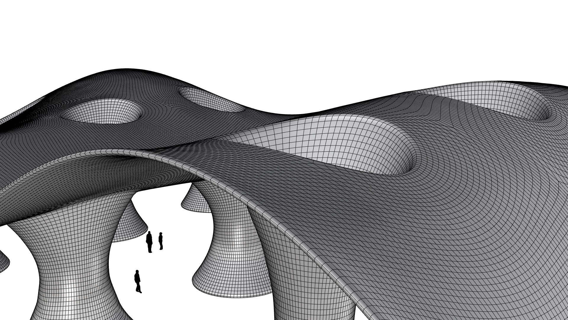 3D Organic Pavilion Structure Model - TurboSquid 2412214