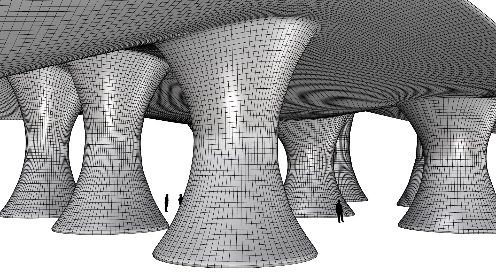 3D Organic Pavilion Structure Model - TurboSquid 2412214