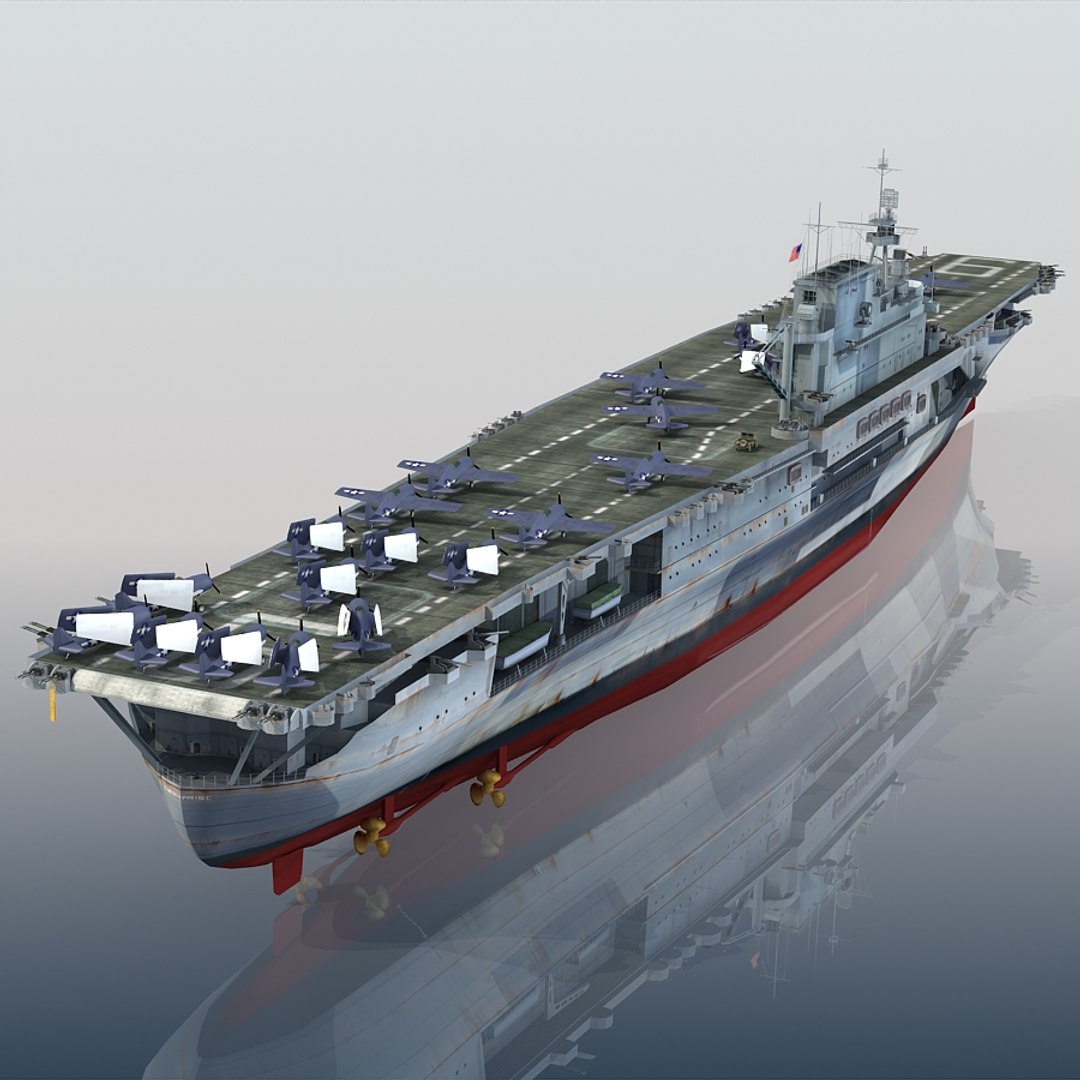 Uss Enterprise Cv-6 Big 3d Model