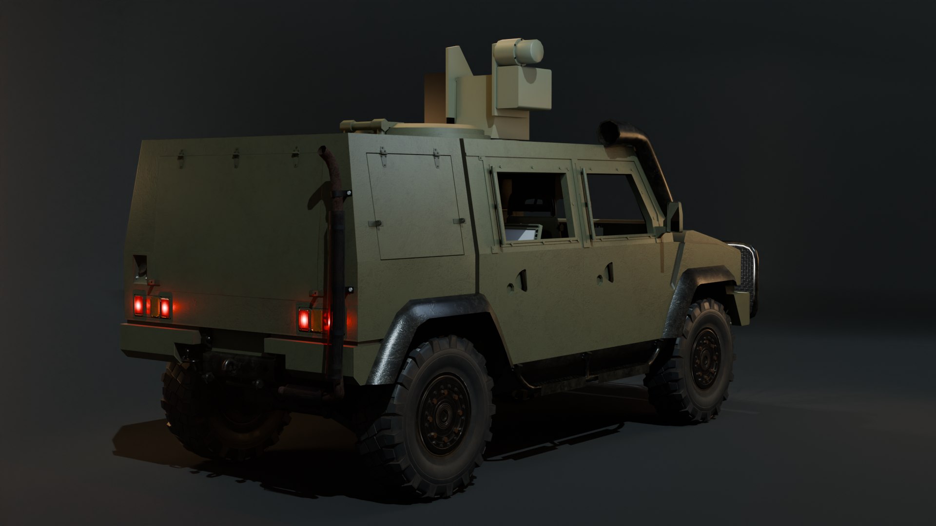 3D Model Light Armored Vehicle Iveco LMV - TurboSquid 2283167