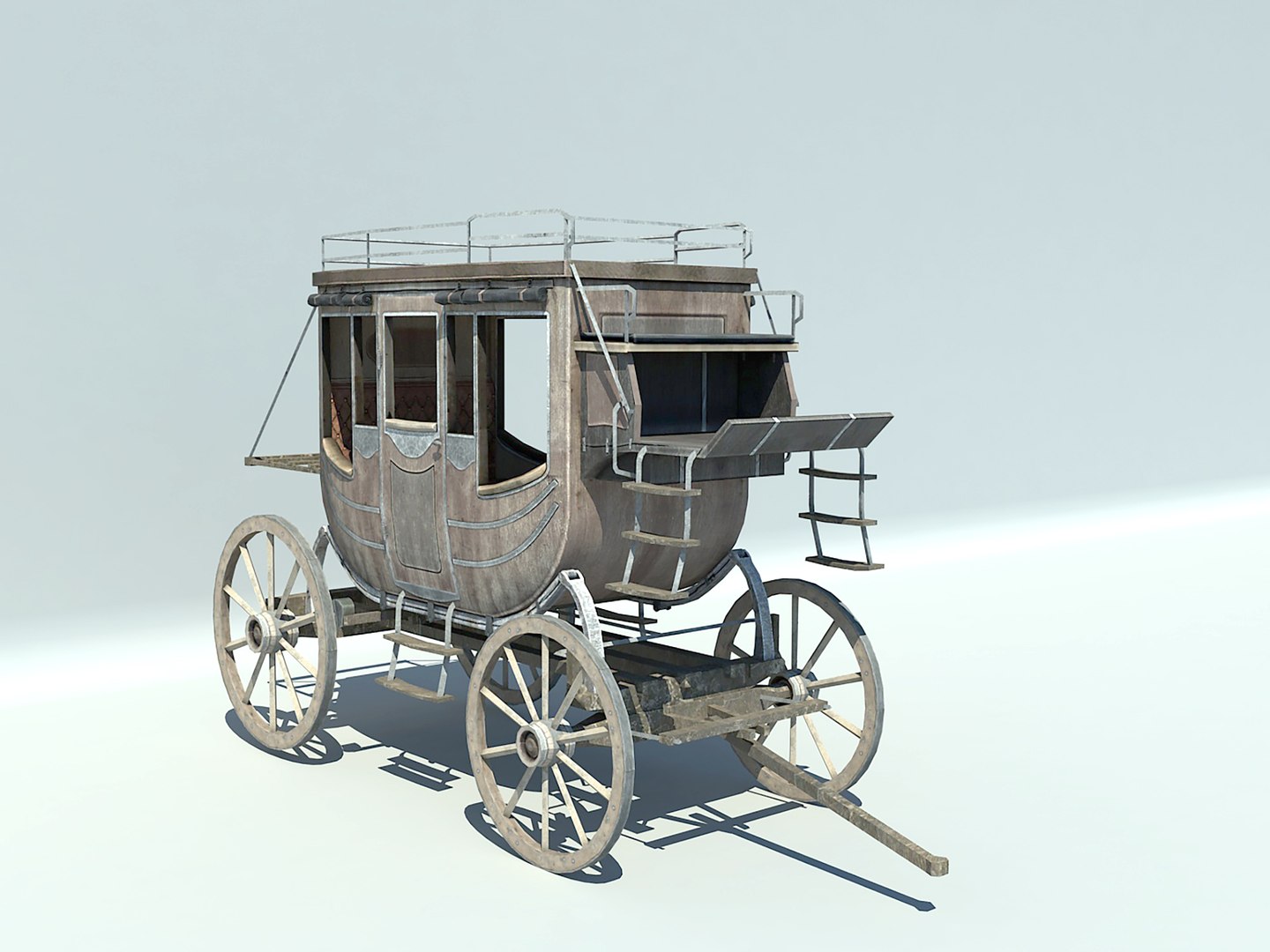 modèle 3D de Chariot chariot pousse-pousse - TurboSquid 1777802