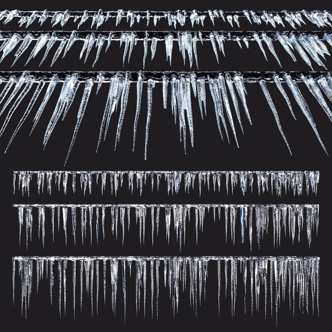 Icicles Water 3D Model - TurboSquid 1493164