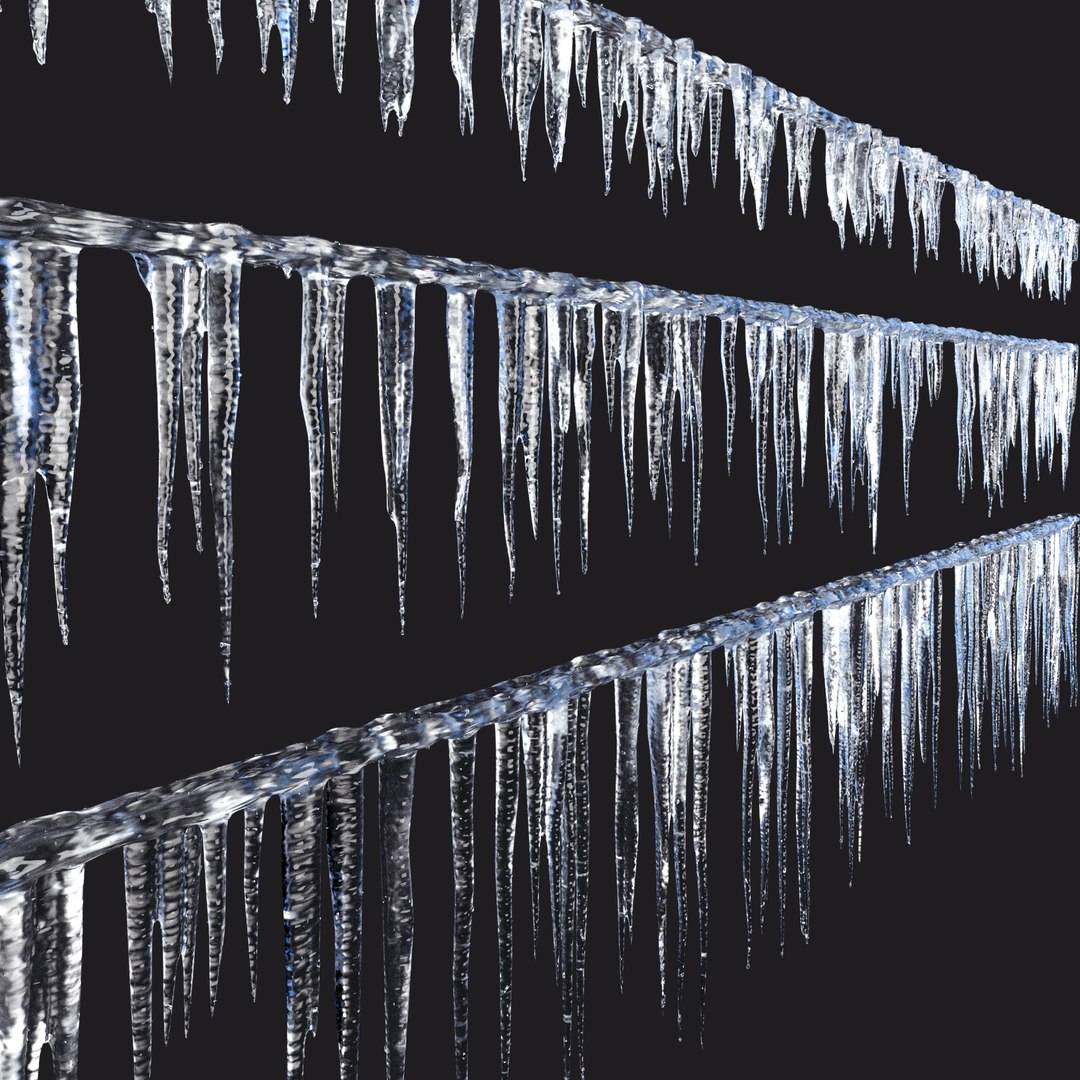Icicles Water 3D Model - TurboSquid 1493164