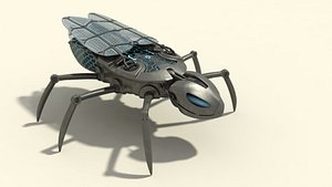 robot fly 3d model
