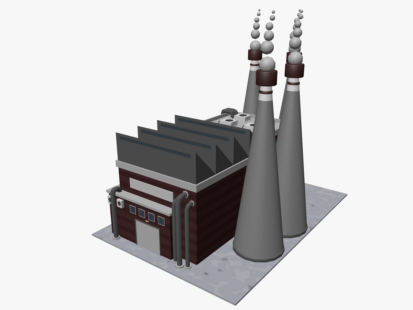 3D Model Cartoon Factory - TurboSquid 2237428