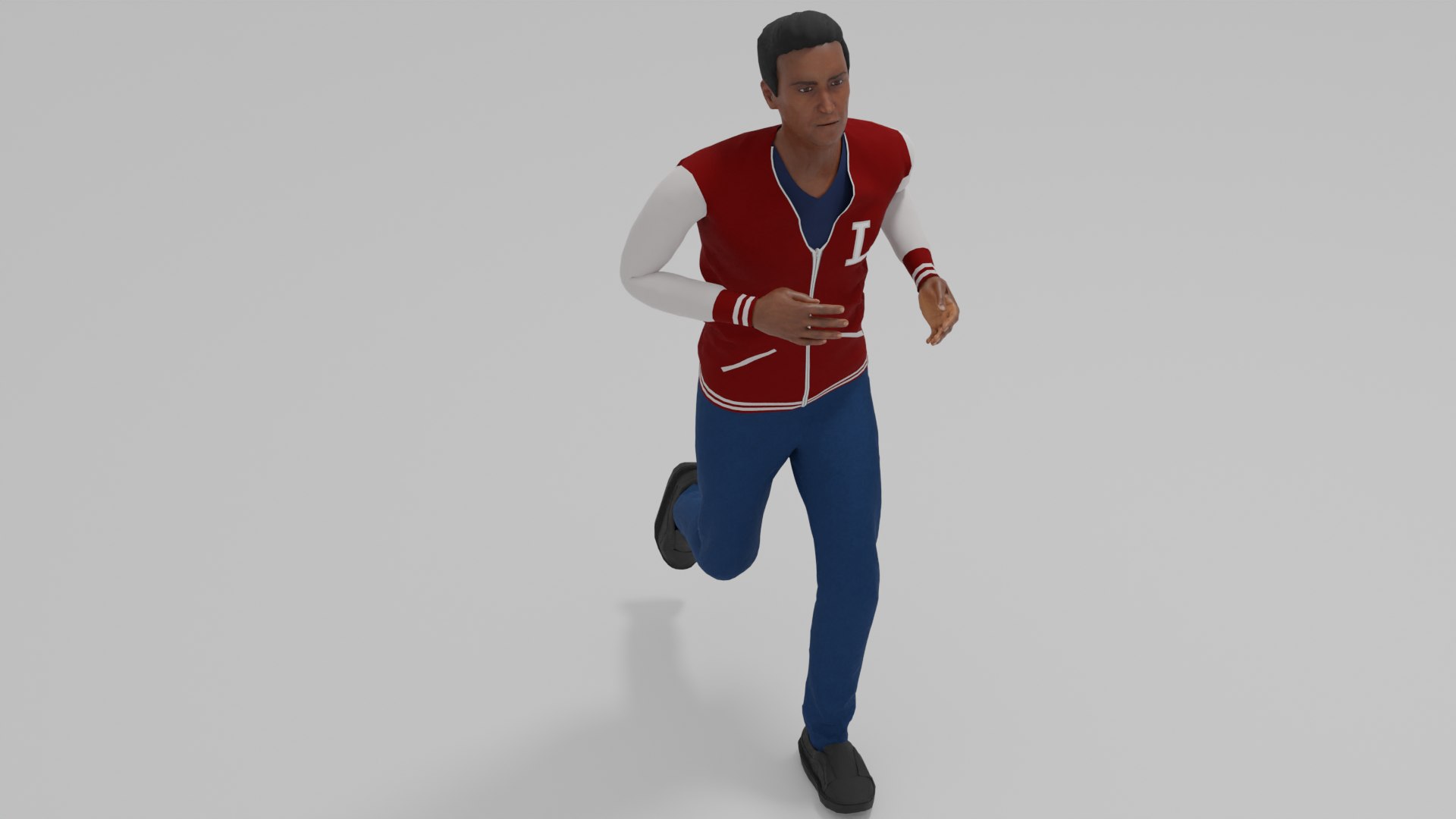 3D Afro-American Man Run - TurboSquid 2069548