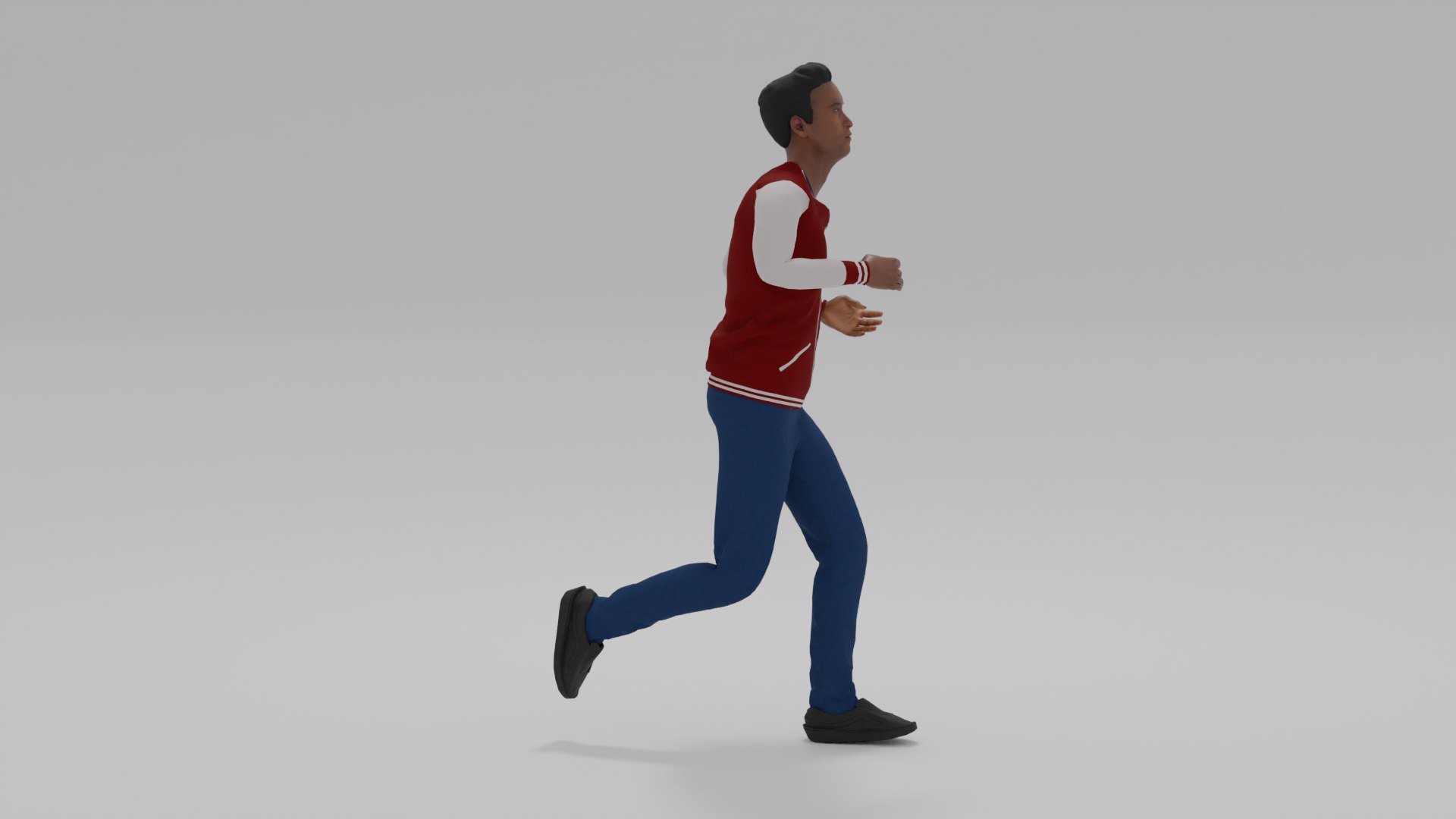 3D Afro-American Man Run - TurboSquid 2069548