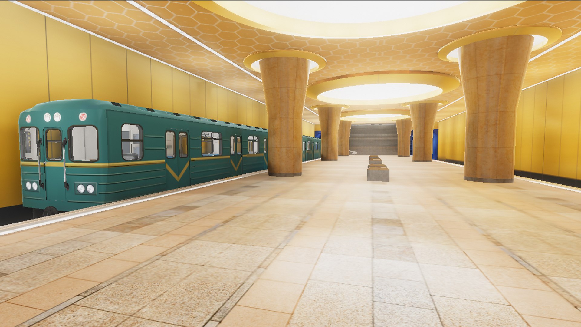 Subway Station 05 3D Model - TurboSquid 2203893