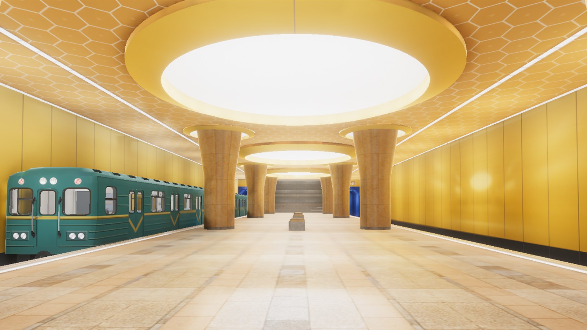 Subway Station 05 3D Model - TurboSquid 2203893