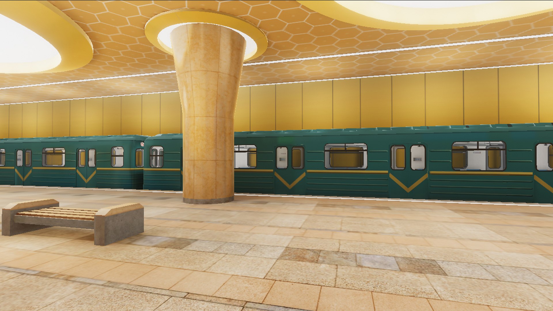 Subway Station 05 3D Model - TurboSquid 2203893