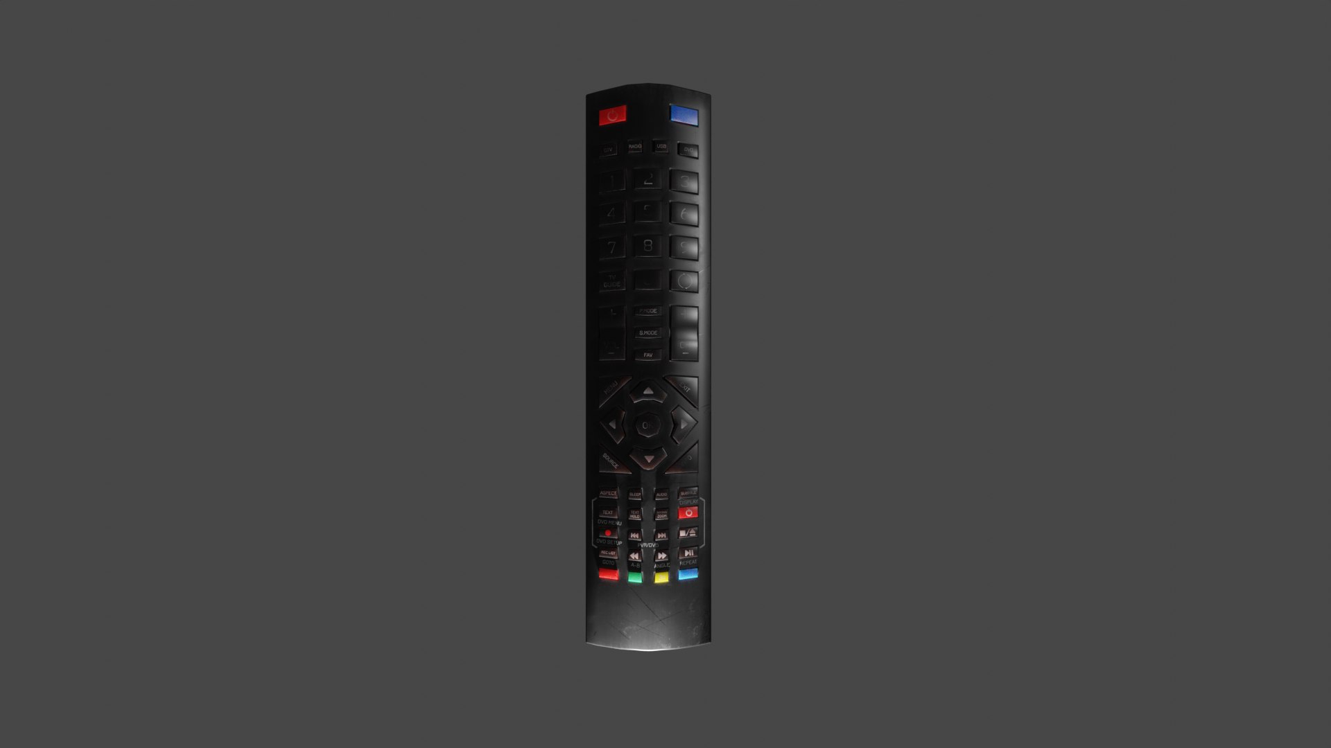 5 Remote Controls 3D Model - TurboSquid 2277701