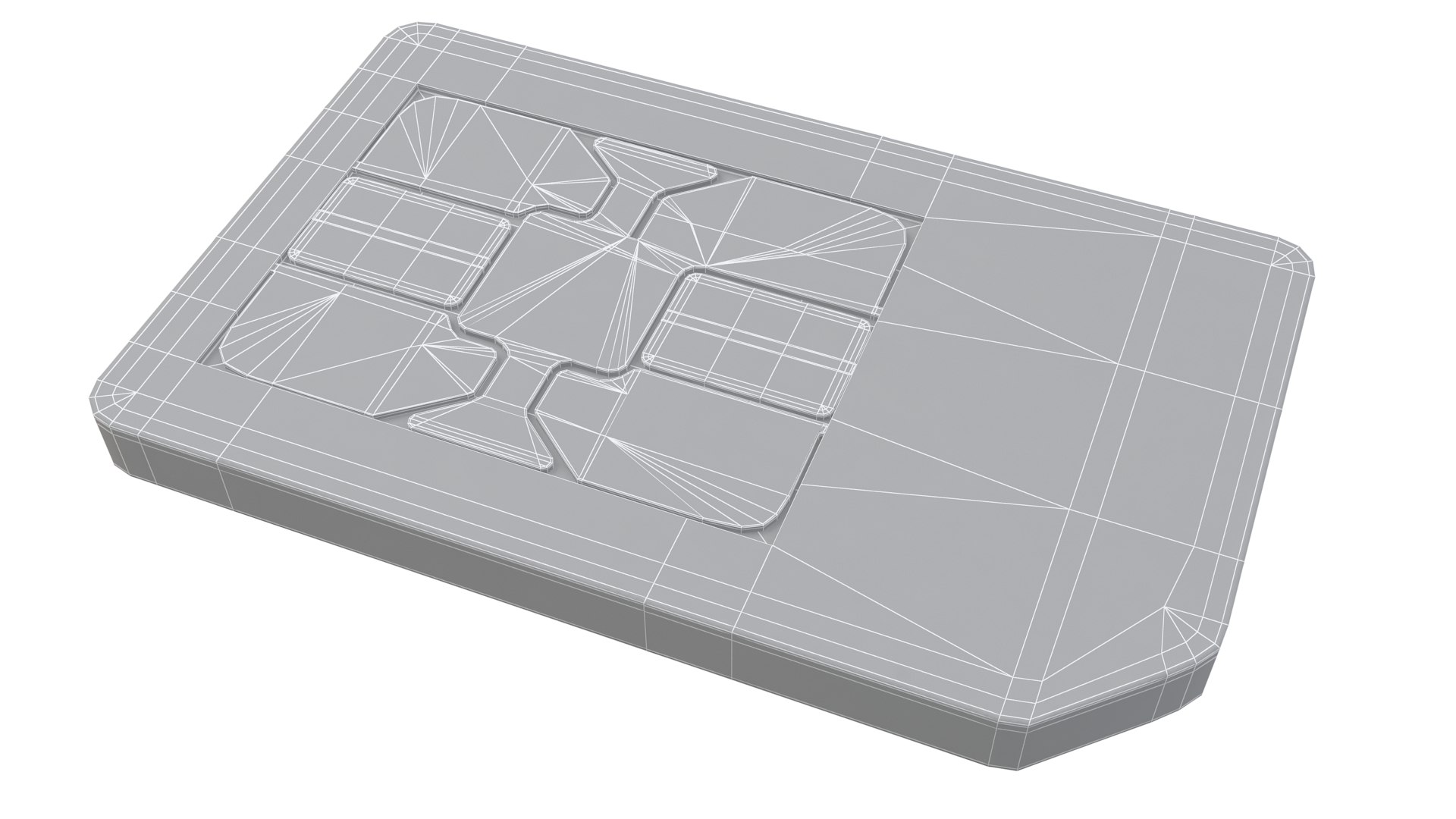 Standard Sim Card 3D model - TurboSquid 1907573
