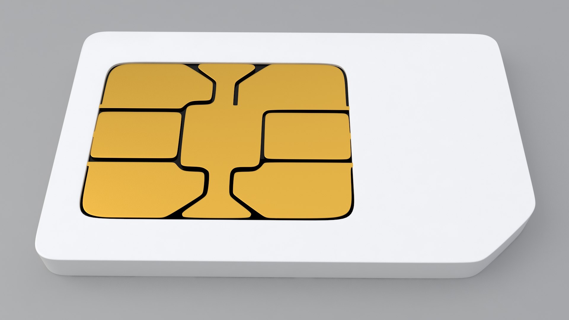 Standard Sim Card 3D model - TurboSquid 1907573