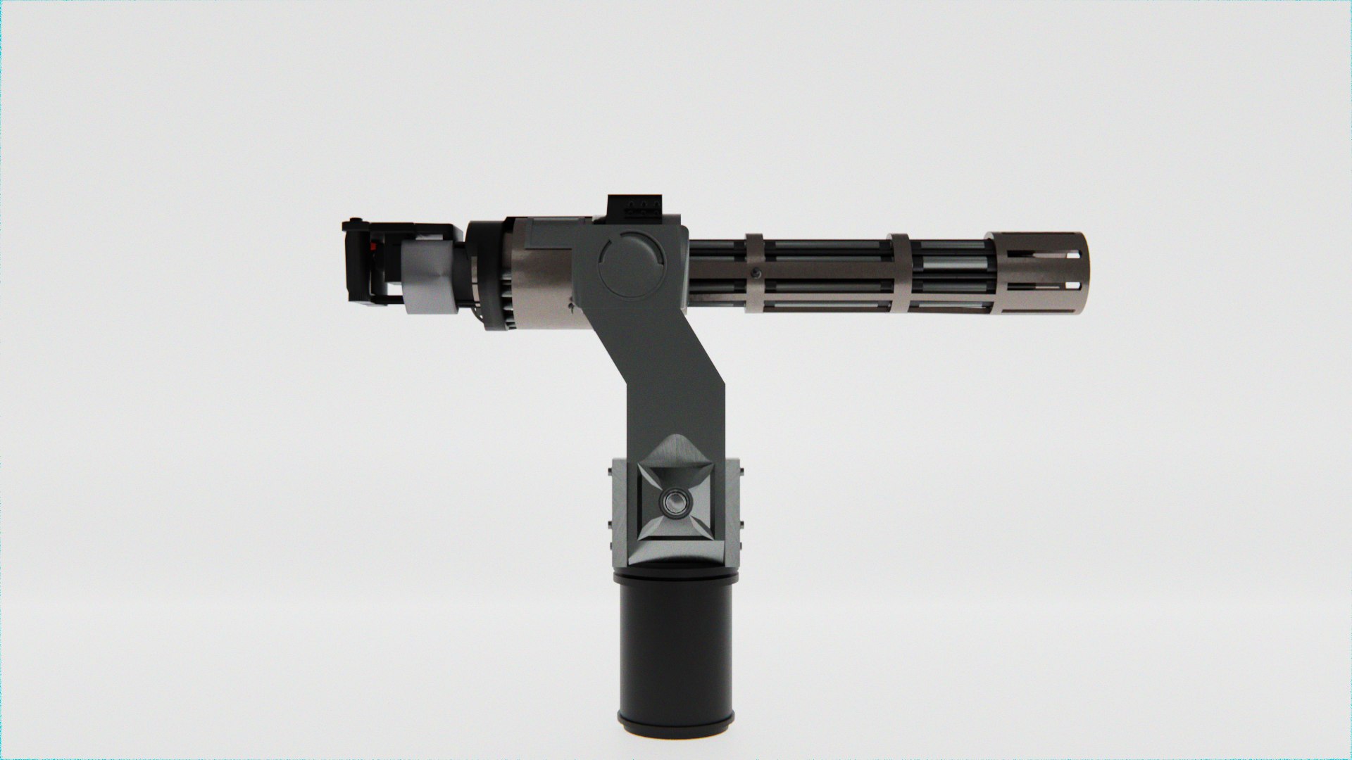 Mounted M134 Quick And Easy To Animate 3D - TurboSquid 1801692