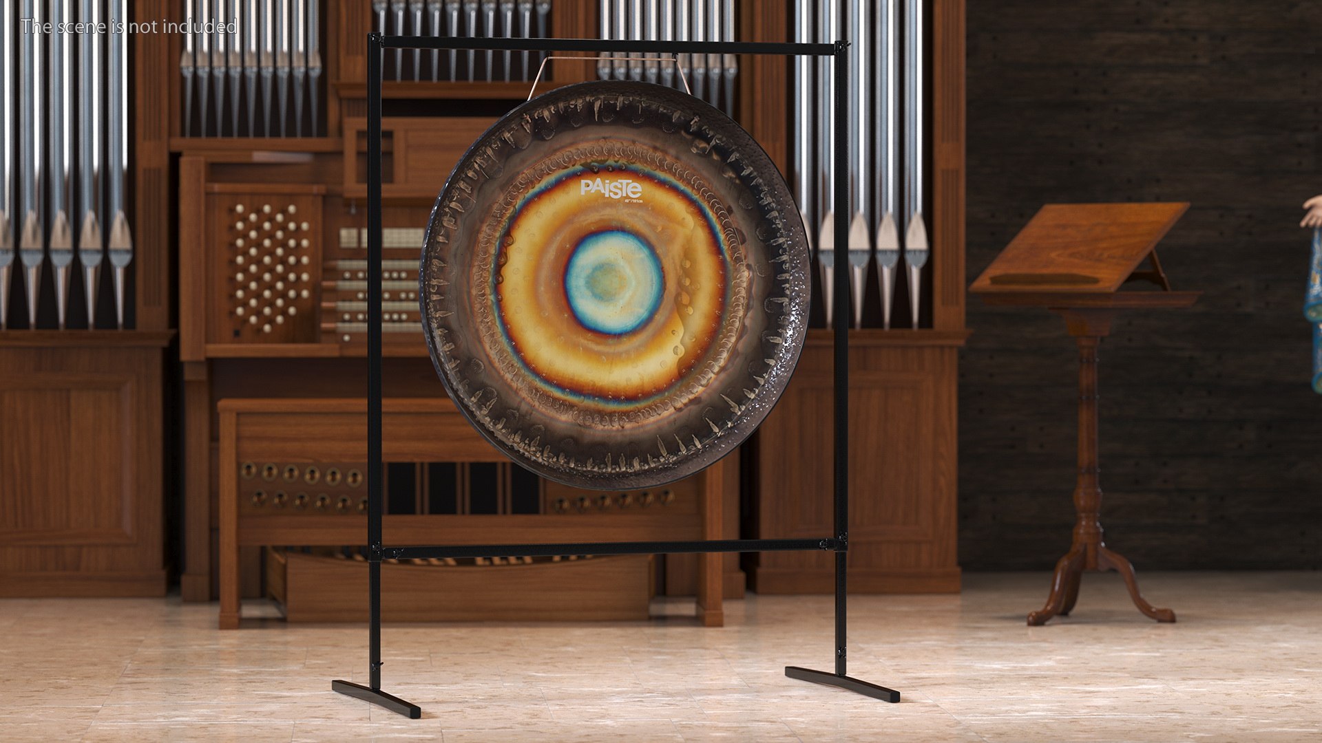 3D Symphonic Gong Paiste 40 Inch Square Stand - TurboSquid 1896244
