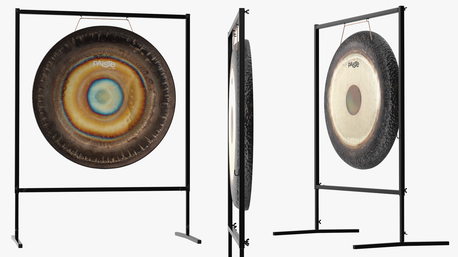3D Symphonic Gong Paiste 40 Inch Square Stand - TurboSquid 1896244