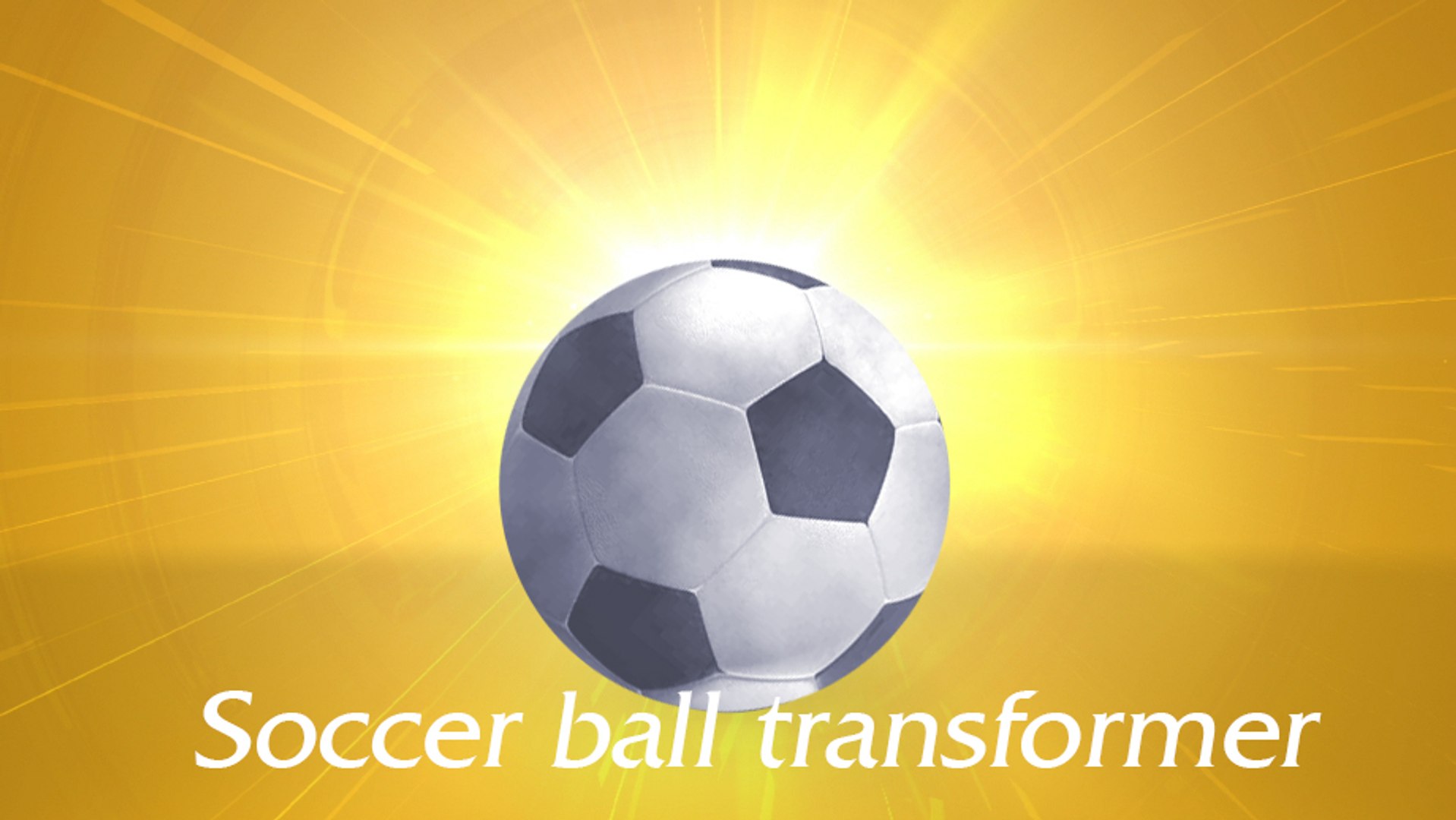 transforming ball animation 3d model