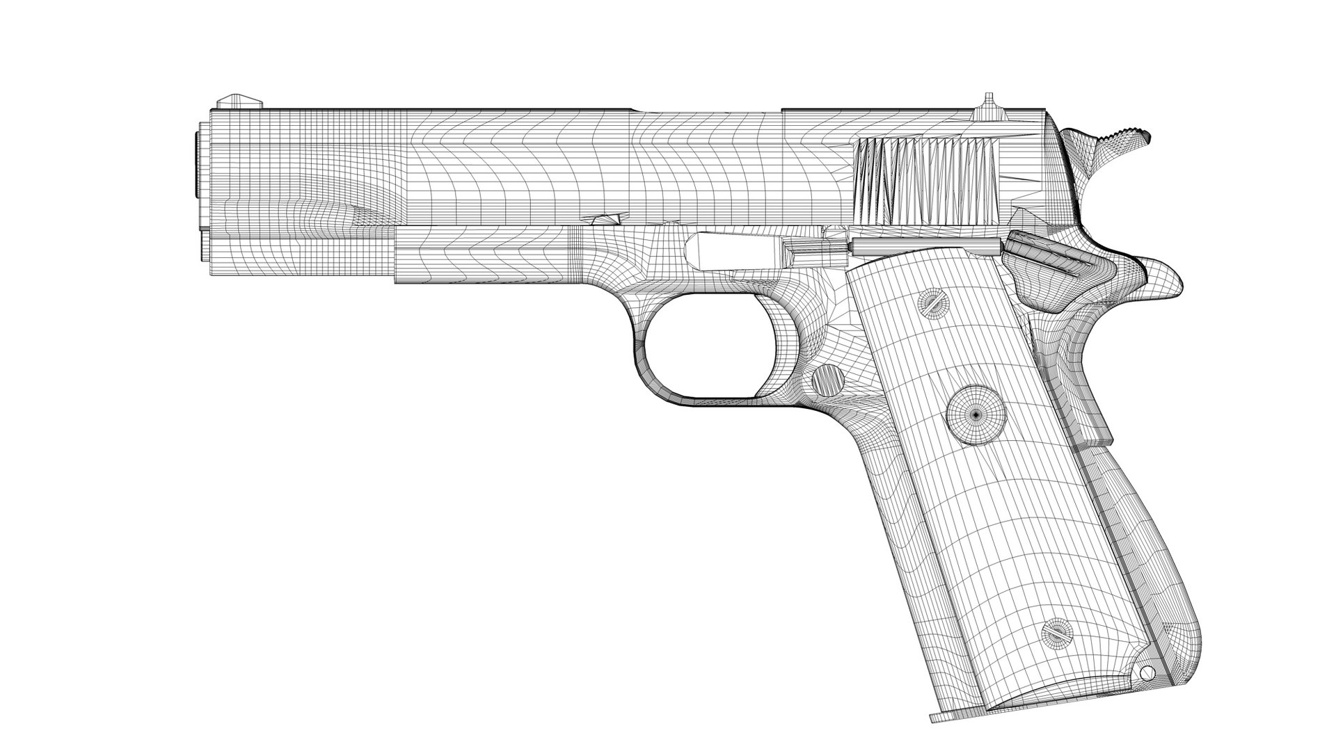 colt 1911 vector