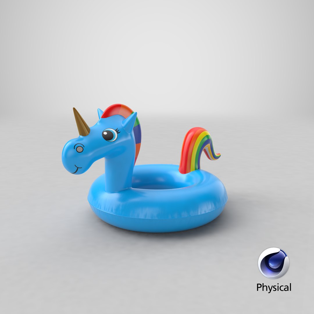 Unicorn Pool Raft Float 3D Model - TurboSquid 1916703