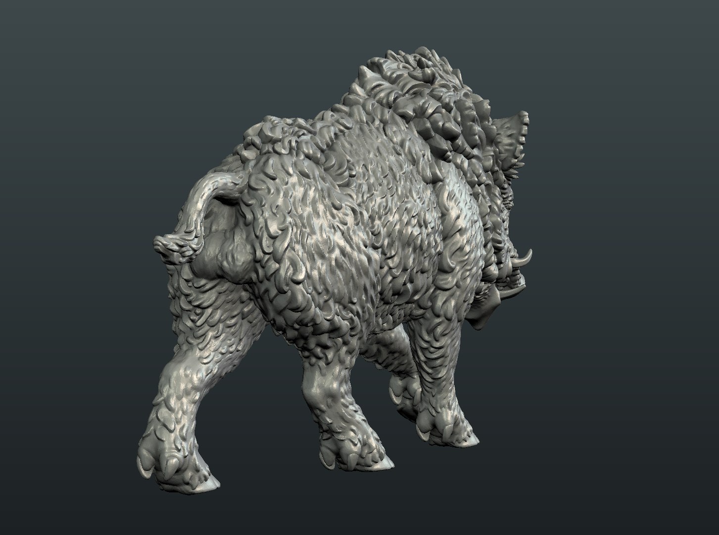 3D Model Boar Figure - TurboSquid 1369928