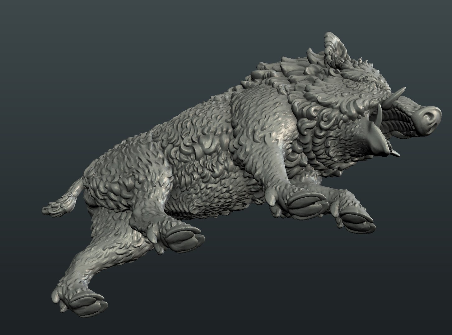 3D Model Boar Figure - TurboSquid 1369928