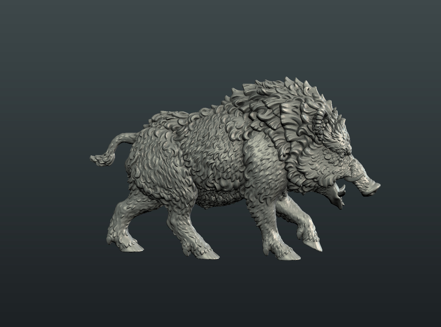 3D Model Boar Figure - TurboSquid 1369928
