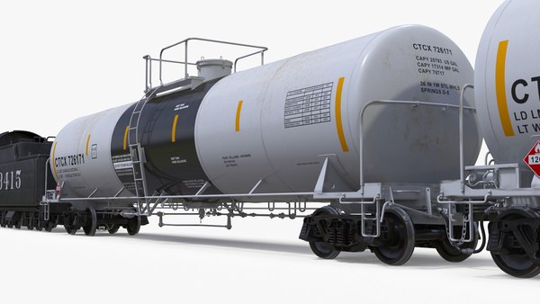 3D модель Паровой двигатель с цистернами - TurboSquid 2297378