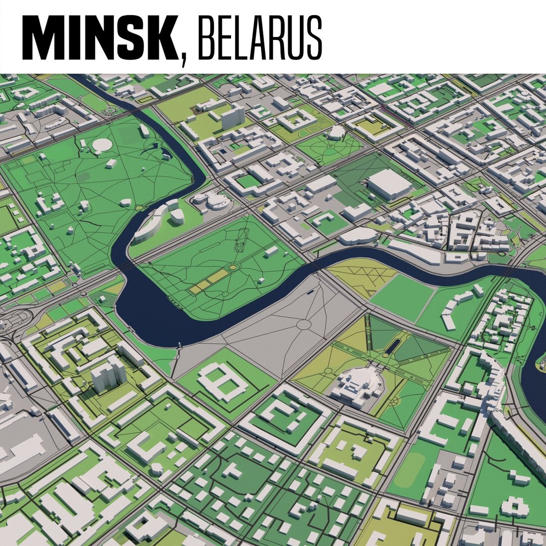 City Minsk 3D Model - TurboSquid 1433378