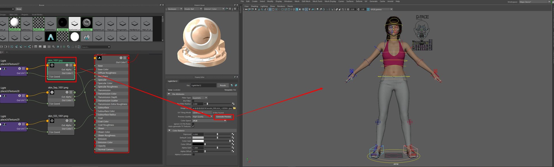 3D Model Female Rigged - TurboSquid 1708007