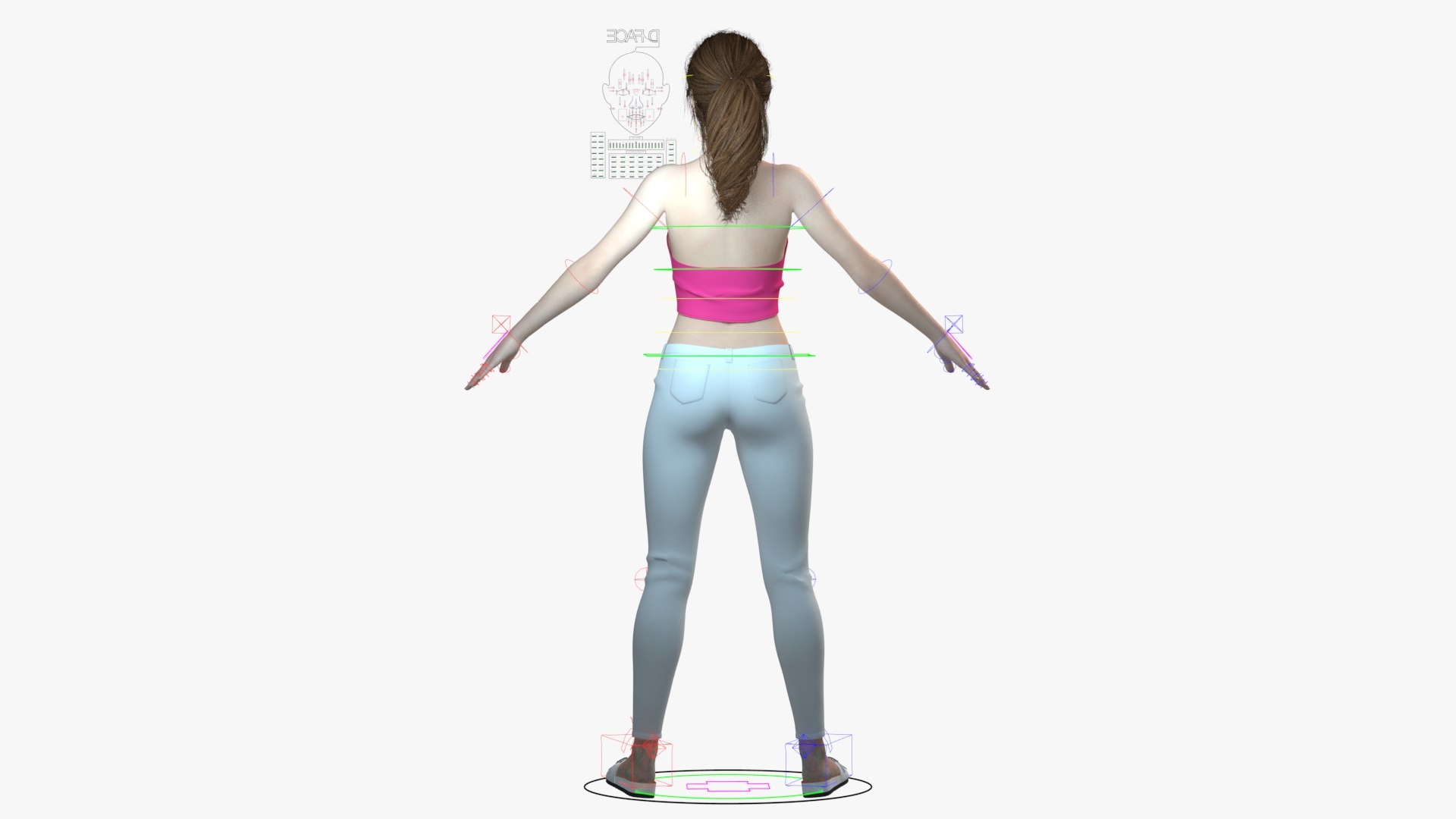 3D Model Female Rigged - TurboSquid 1708007