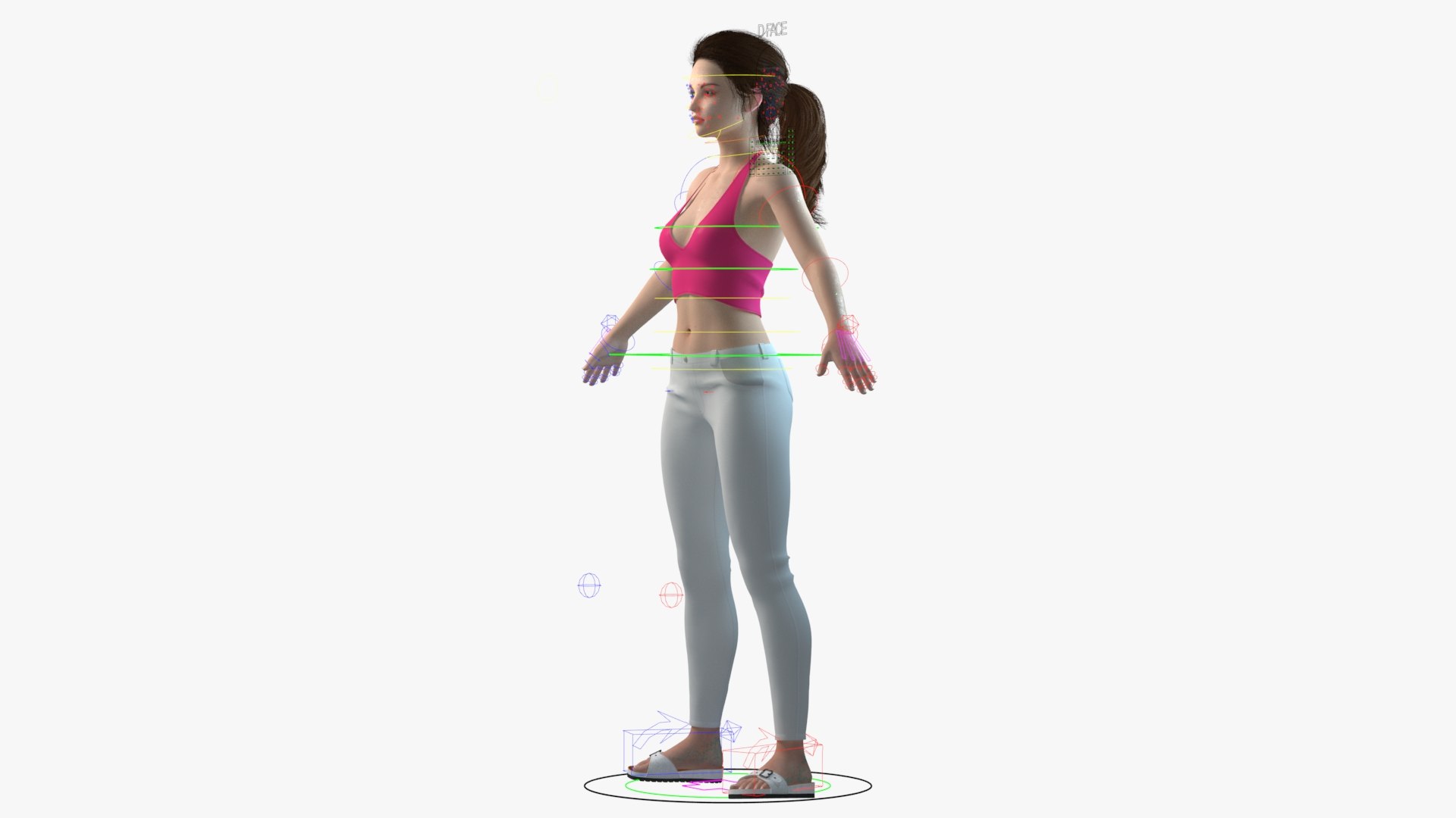 3D Model Female Rigged - TurboSquid 1708007