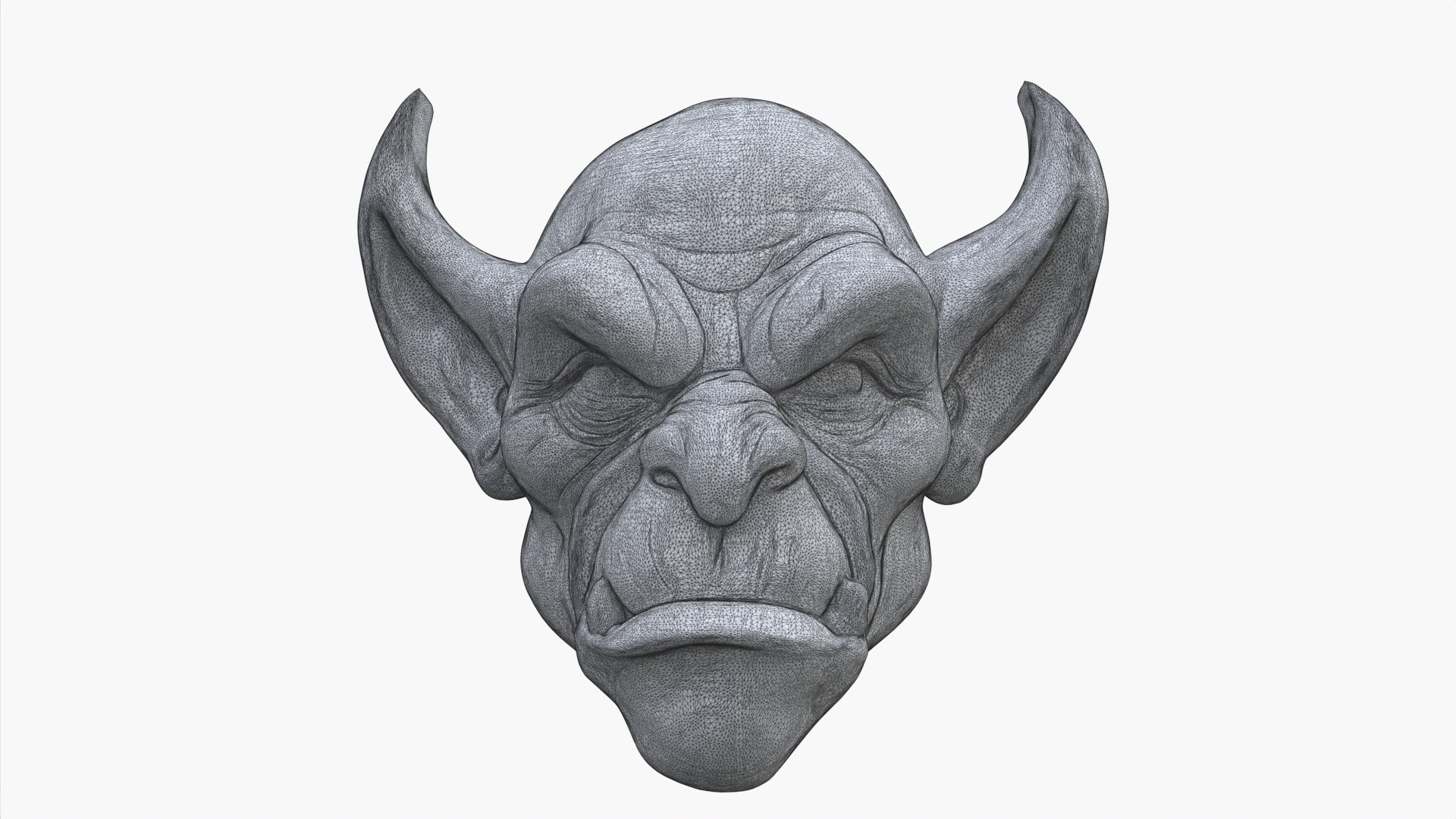 Goblin Face 1 3D Model - TurboSquid 2216574
