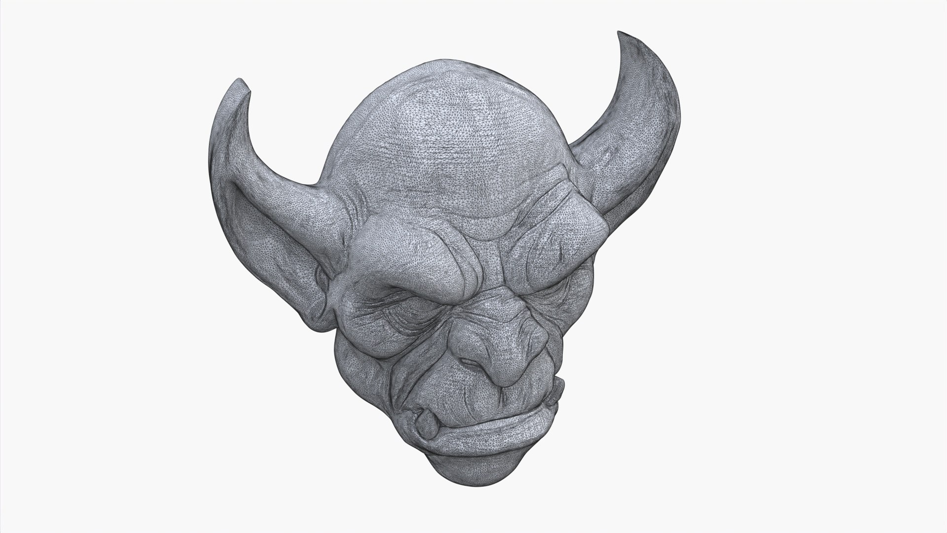 Goblin Face 1 3D Model - TurboSquid 2216574