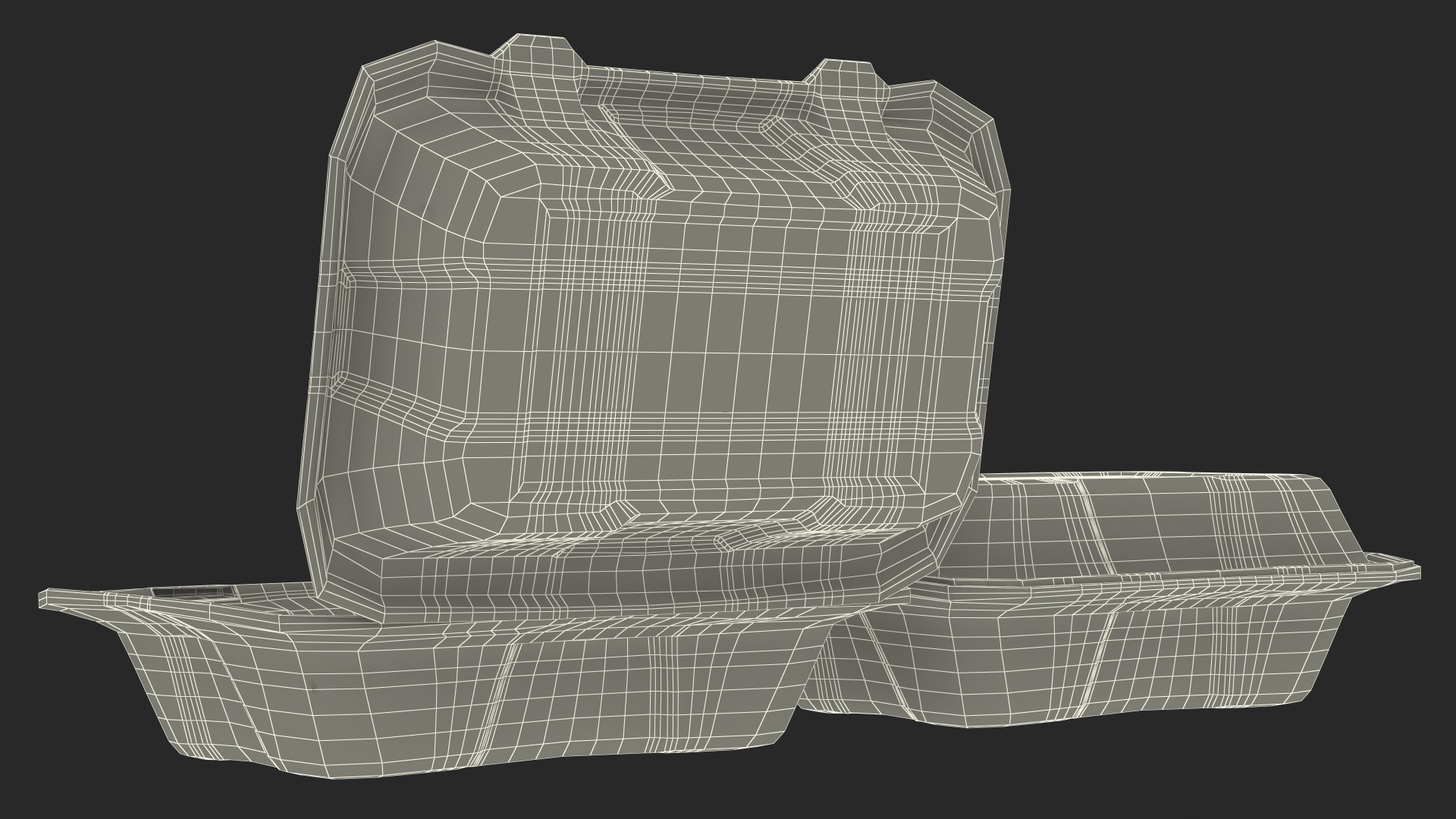 Rectangular Food Container Set 3D model - TurboSquid 1807012