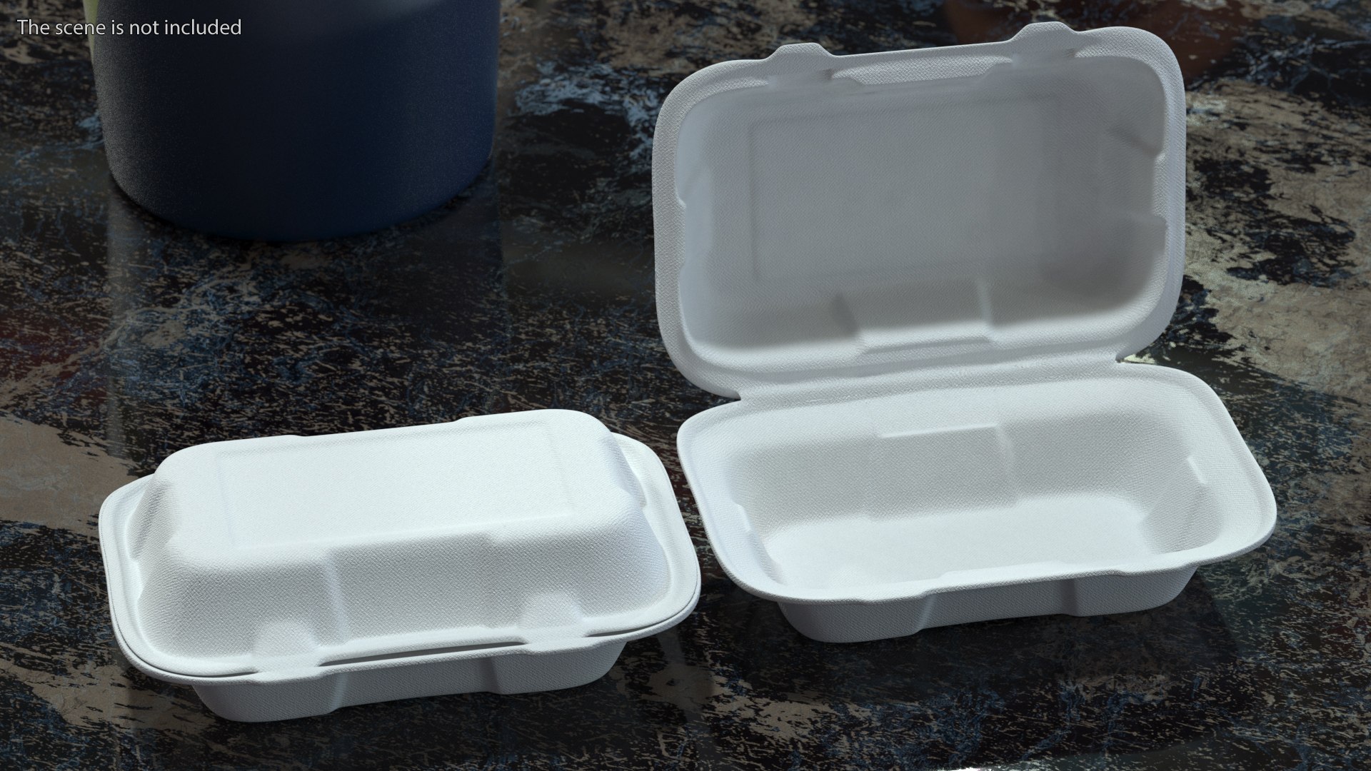 Rectangular Food Container Set 3D model - TurboSquid 1807012
