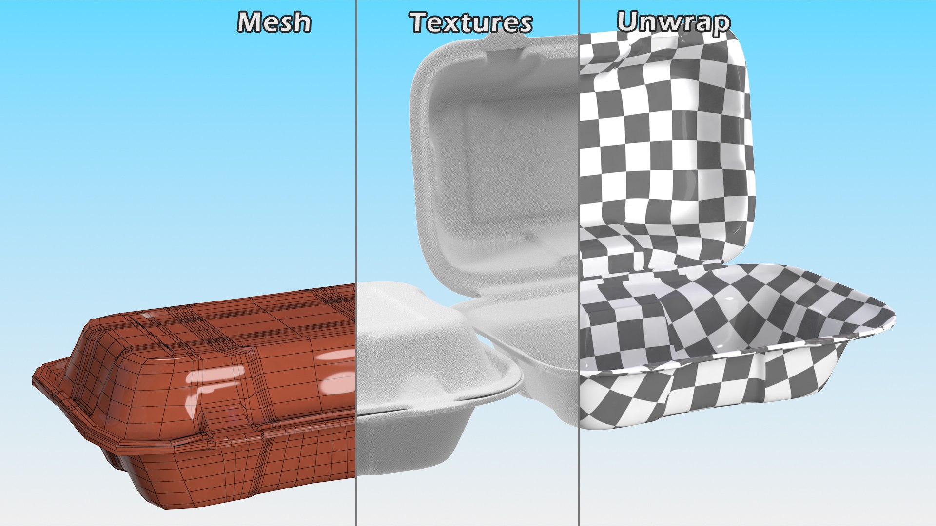 Rectangular Food Container Set 3D model - TurboSquid 1807012