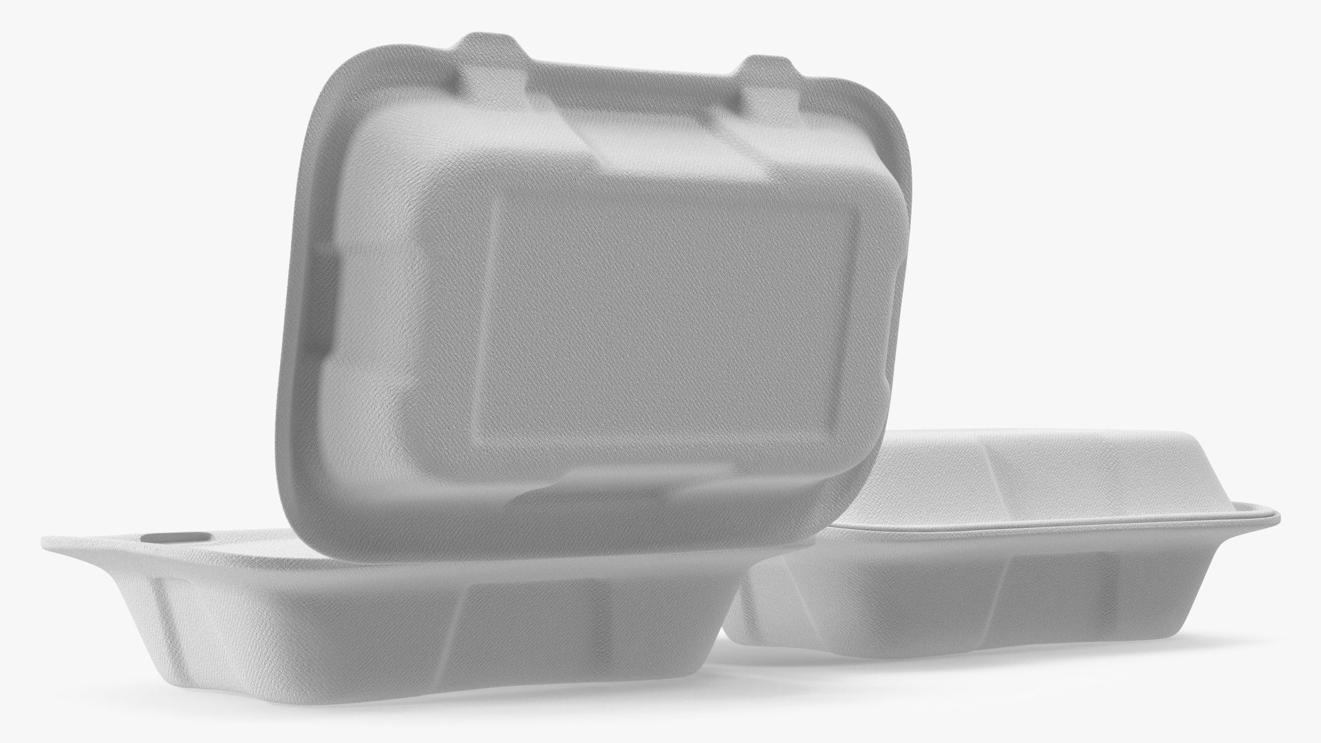 Rectangular Food Container Set 3D model - TurboSquid 1807012