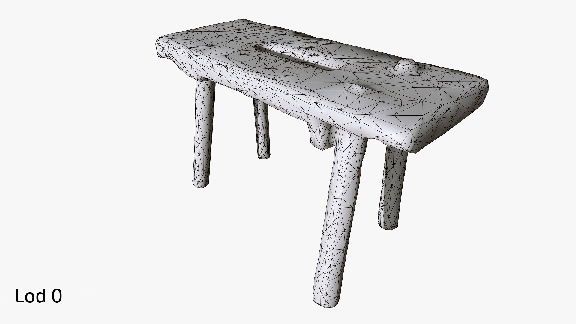 Scanned Stool 3D - TurboSquid 1480650